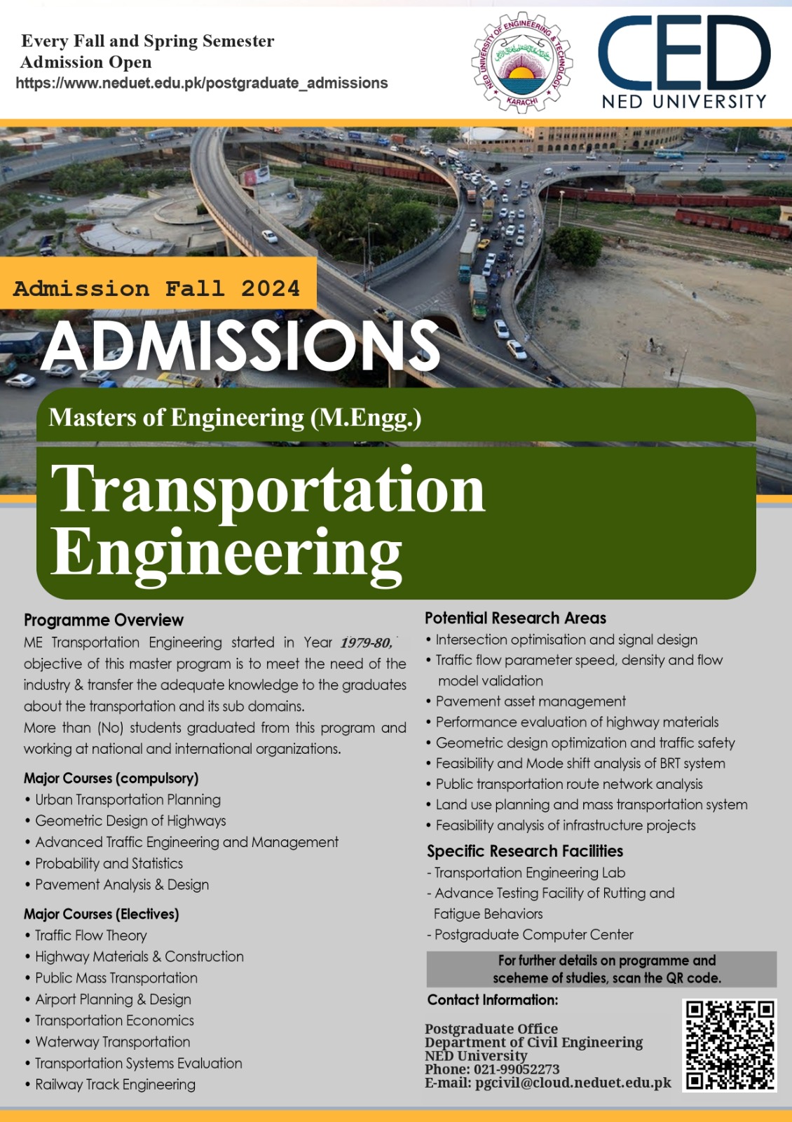 Transportation Engineering | Department of Civil Engineering - NED University